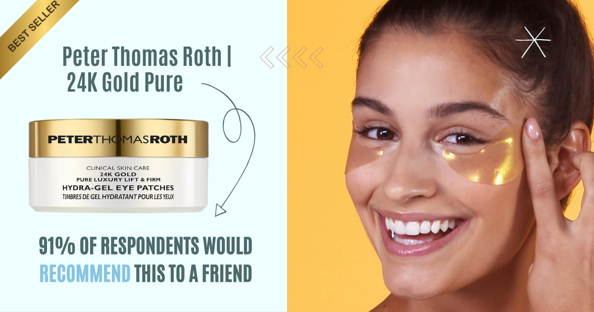 Peter Thomas Roth 24K Gold Hydra-Gel Eye Patches – Anti-Aging Under-Eye ...